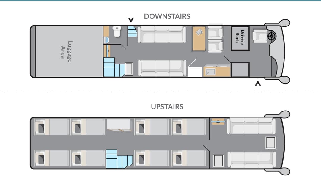 16 berth sleeper bus for hire | Megalseepers